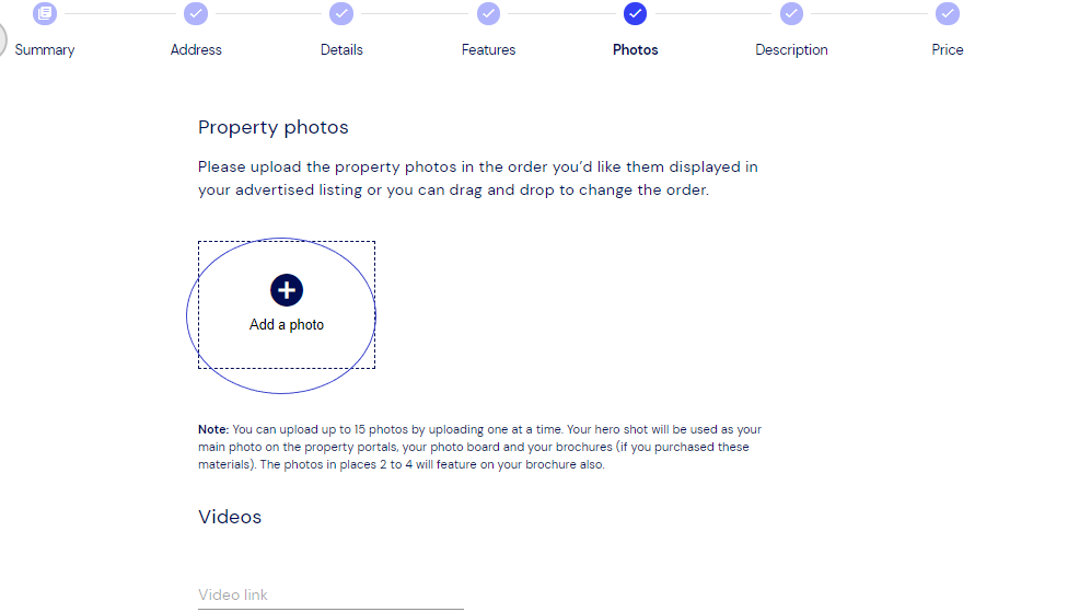 How do I upload my photos?